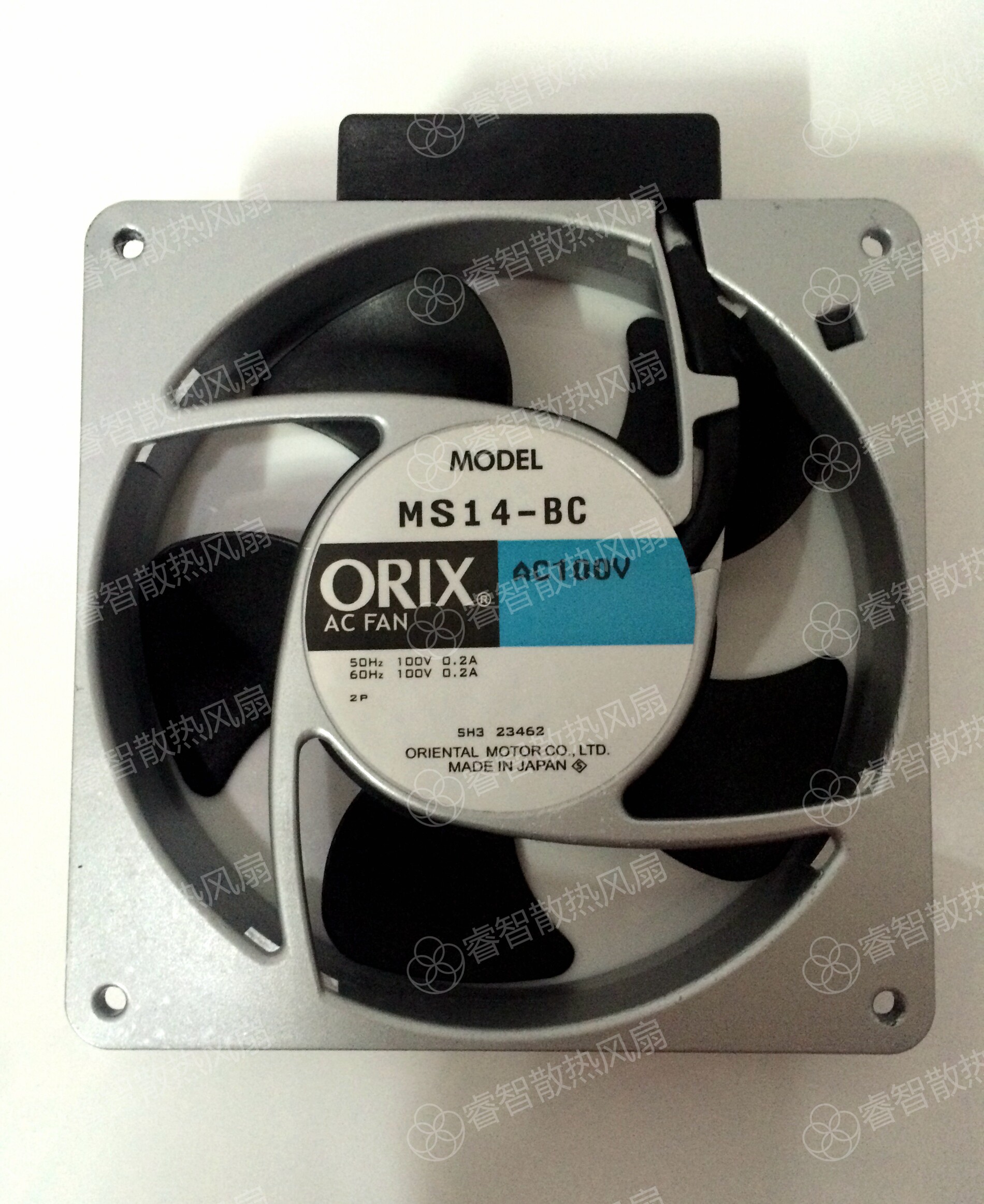 日本ORIX 14028 MS14-BC 100V 0.2A 14厘米 超薄铝框交流机柜风扇