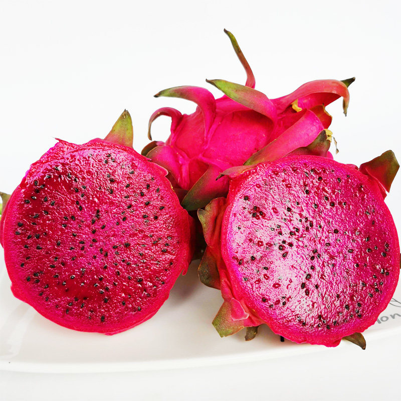 Hainan Jindu No. 1 Red Heart Pitaya Fresh Extra Large Fruit Red Flesh ...