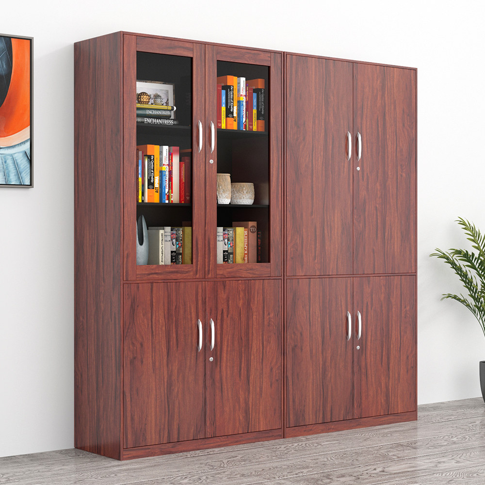 [USD 180.13] Office Documents File Locker Steel Financial Transfer Wood ...