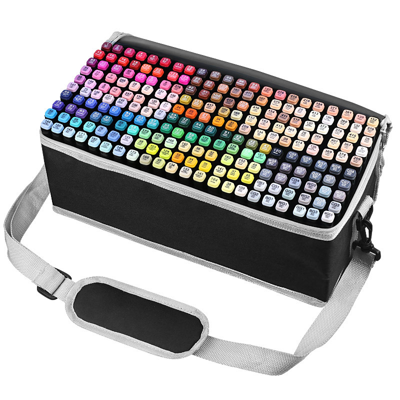 touchcool marker pen set touch double-headed oily full set 204 colors ...