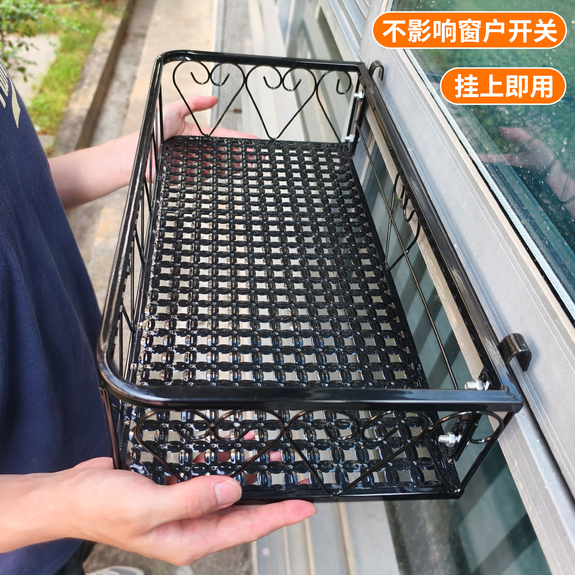 2024 new wrought iron window sill planter: the hottest new balcony ...