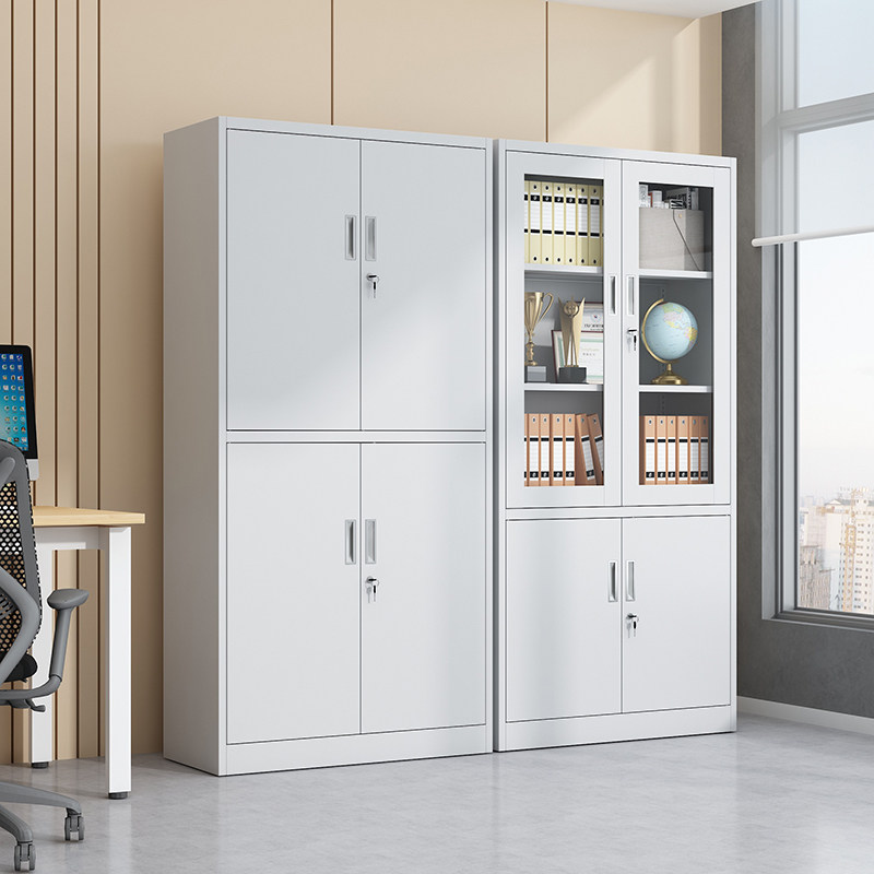 通双节文件铁皮柜办公室资料档案凭证储物储存带锁工具定制铁柜子-Taobao