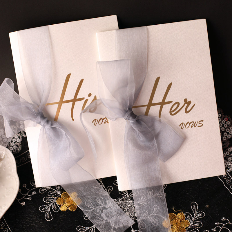 [USD 11.47] Marriage Oath Card Wedding Inspiration Guarantee European ...