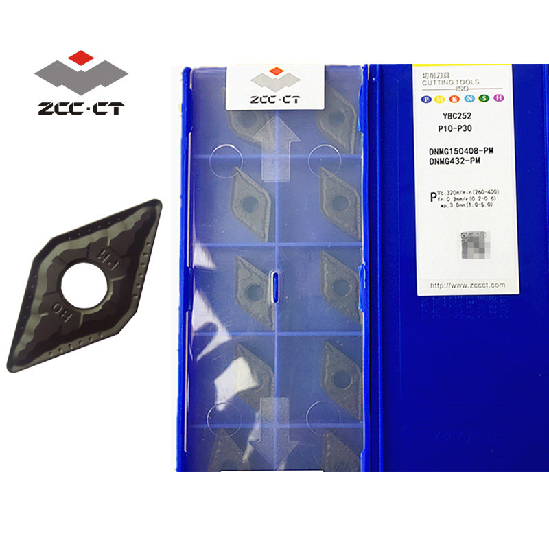 Zhuzhou Numerical Control Turning Blade DNMG150408-PM YBC252 Steel Semi ...