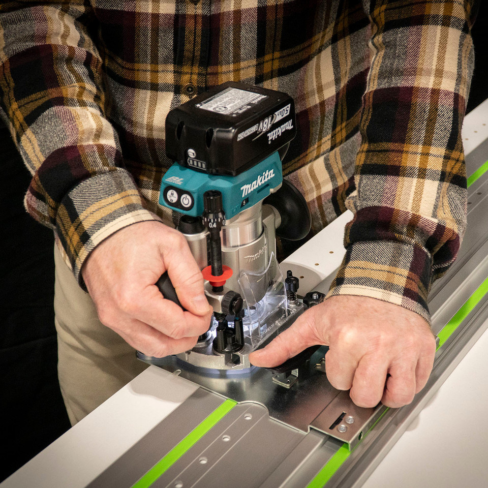 牧田RT0702C/DRT50/RT001修边机：倾斜透明压入式底座集尘口详解-修边机-淘宝好物网