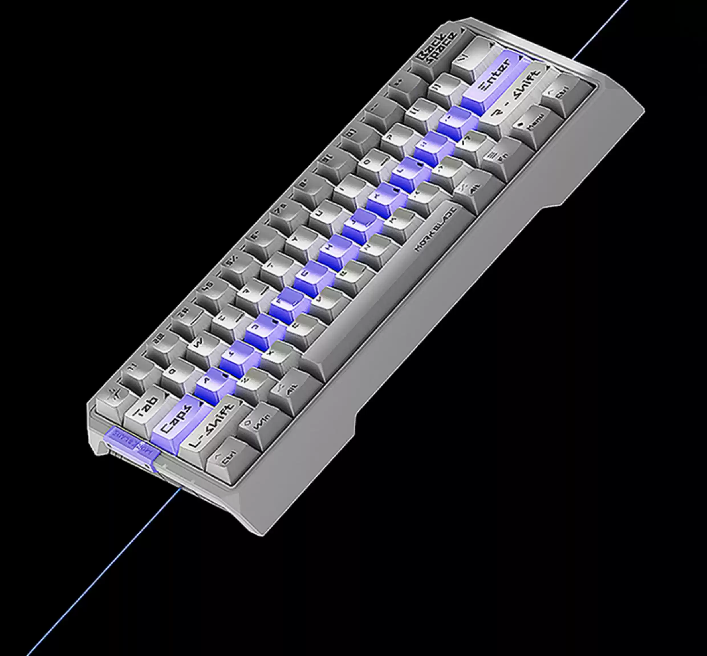 墨刃MK60磁轴键盘铝合金CNC无畏契约瓦竞技键盘