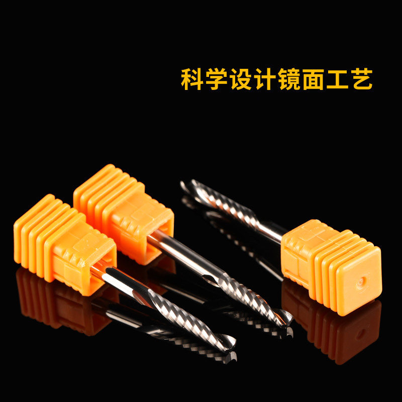 4mm Single-Edged Spiral Milling Cutter Tungsten Steel Milling Cutter ...