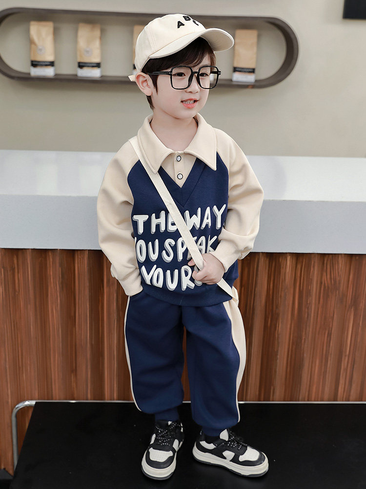 Boys' Spring and Autumn Baby Suit Boys' Children's Children's Clothing ...