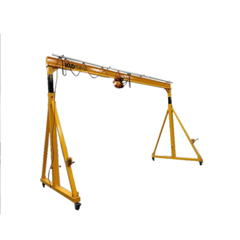 Hoisting machinery Hand lifting gantry Trackless electric walking ...