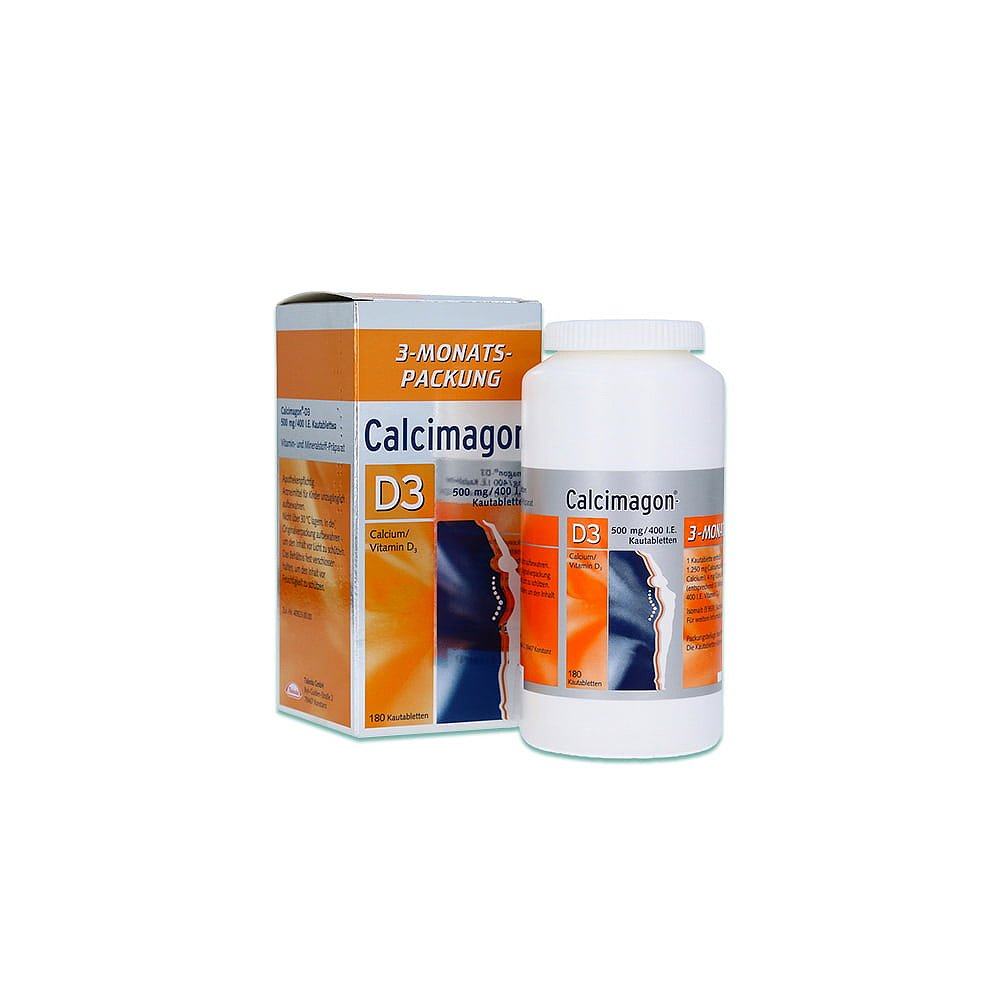 欧洲直邮德国药房Calcimagon钙片维D3咀嚼片180粒，中老年孕妇的补钙新选择？-孕产妇钙铁锌-淘宝好物网