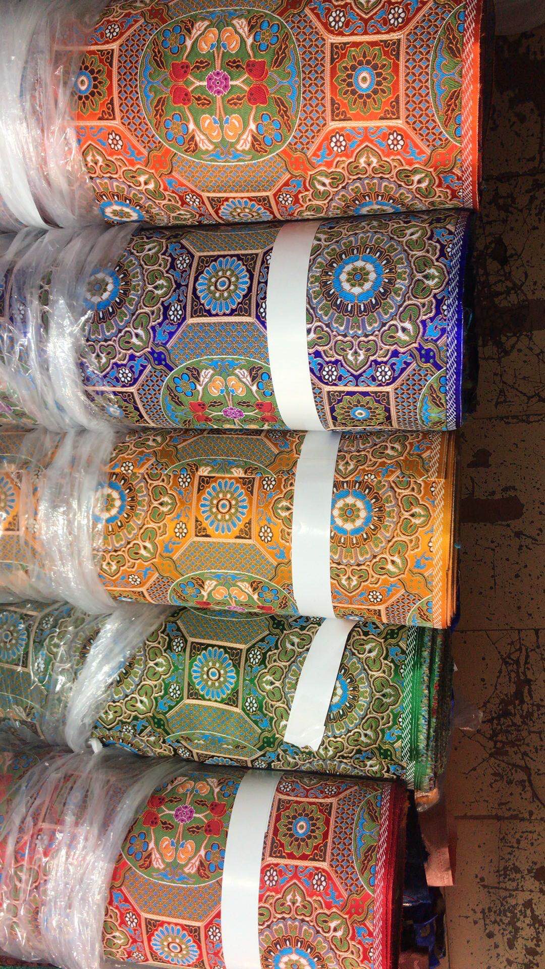 Tibetan handmade silk satin fabric: what's the allure of tibetan brocade?