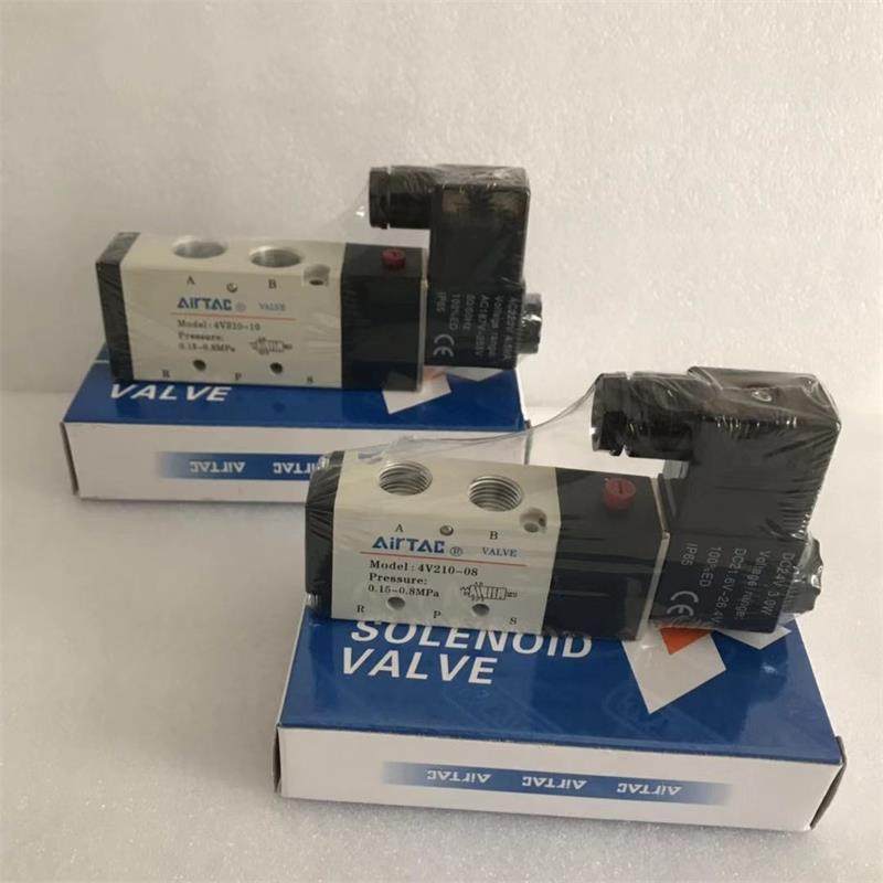 4V210-08原装亚德客电磁阀4V310-10气动阀4V410-15二位五通AIRTAC-阿里巴巴