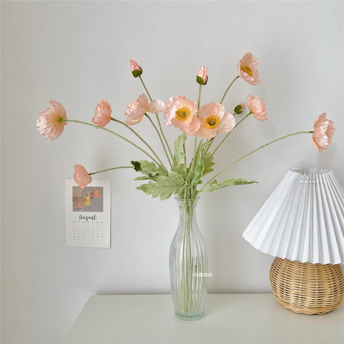 [USD 6.52] Ins style poppy simulation flower - Wholesale from China ...