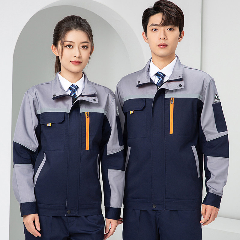 Spring & falllong sleeves labor protection work clothes for men anti ...