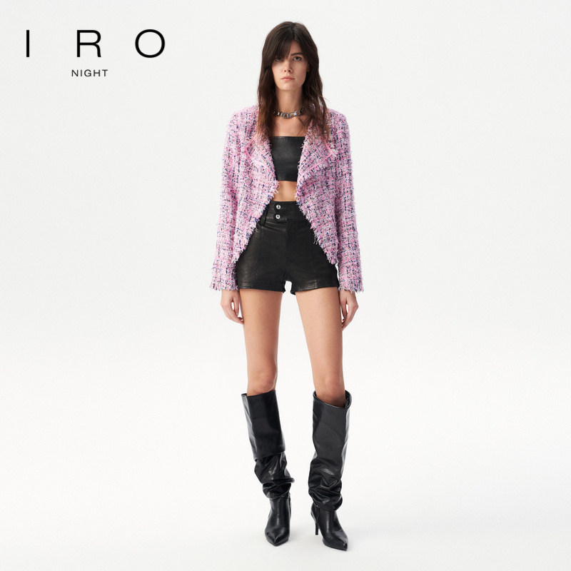 IRO Night 粉色小香风外套，早春的温柔拥抱，你get了吗？-短外套-淘宝好物网