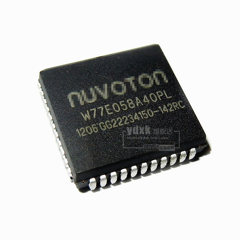 W77E058A40PL Single chip integrated W77E058 77E58 PLCC44 SMD ...