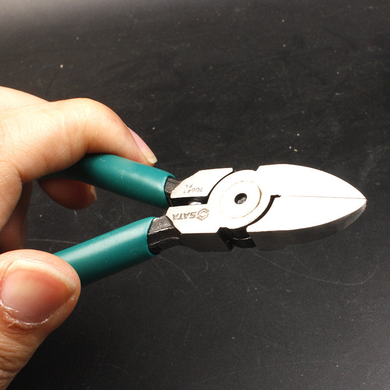 世达SATA正品5寸塑料水口钳70641-70642-70643薄口平口电线电子剪-阿里巴巴