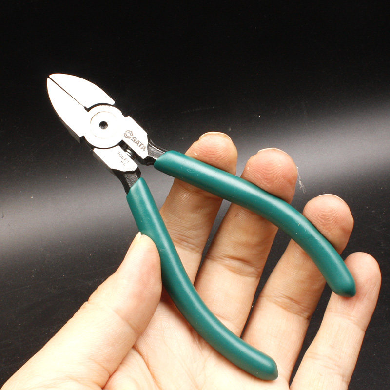 世达SATA正品5寸塑料水口钳70641-70642-70643薄口平口电线电子剪-阿里巴巴