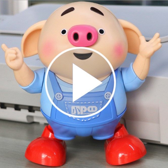 Shaking pig little fart electric baby toy with sound can move dancing ...