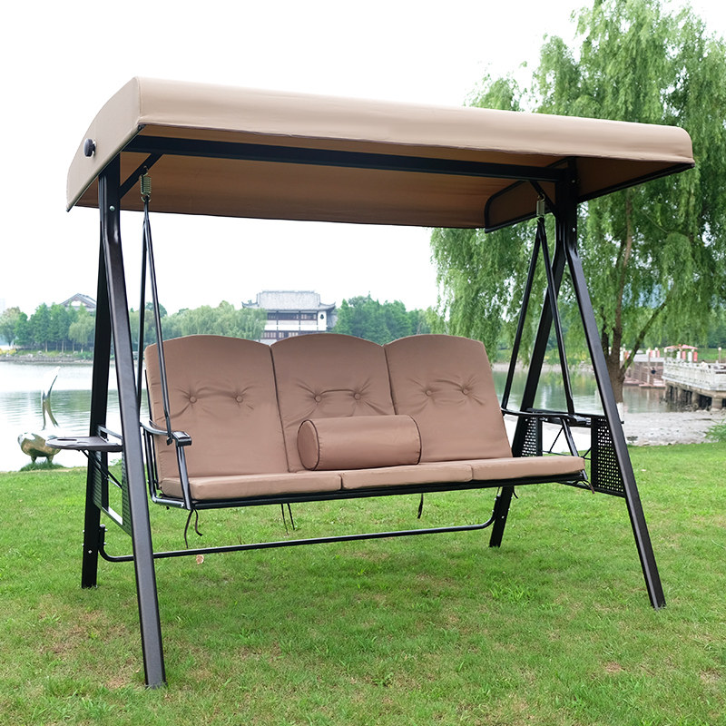 户外秋千，你的私人庭院度假胜地？双人摇椅的魔力你get了吗？-户外秋千-淘宝好物网