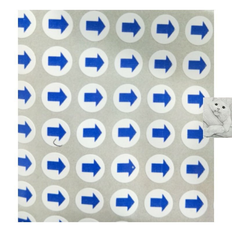 Small arrow mark 4 large red arrow sticky red sticker sticker ...