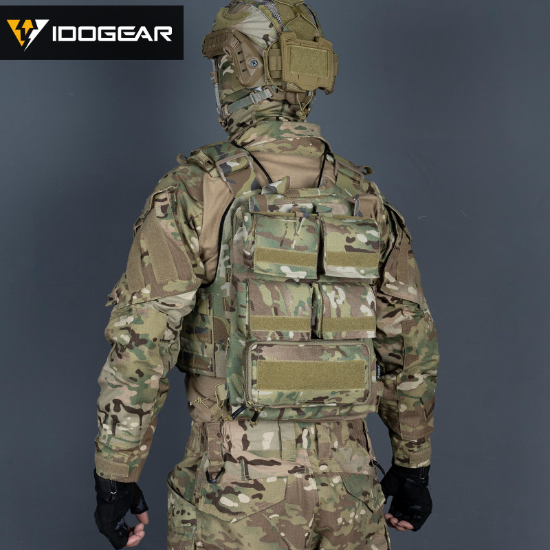 小钢蝎 新款背心后置包 JPC2.0 CPC AVS背心通用攻击背板拉链附包