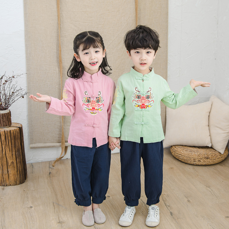 Boys Tang Suit for Kids BoysHanfu spring Tang costume children ...