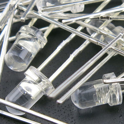 5mm light-emitting LED gói Highlight light-emitting diode hạt đèn trắng ...