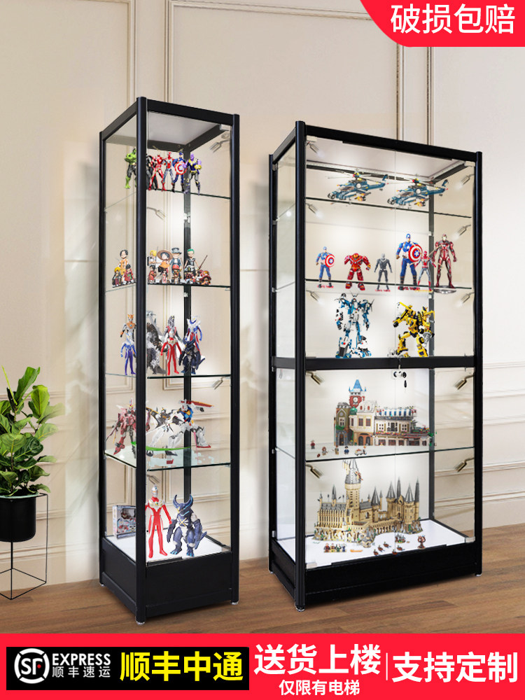 [USD 39.29] model glass display cabinet medal cupboard sample model toy ...