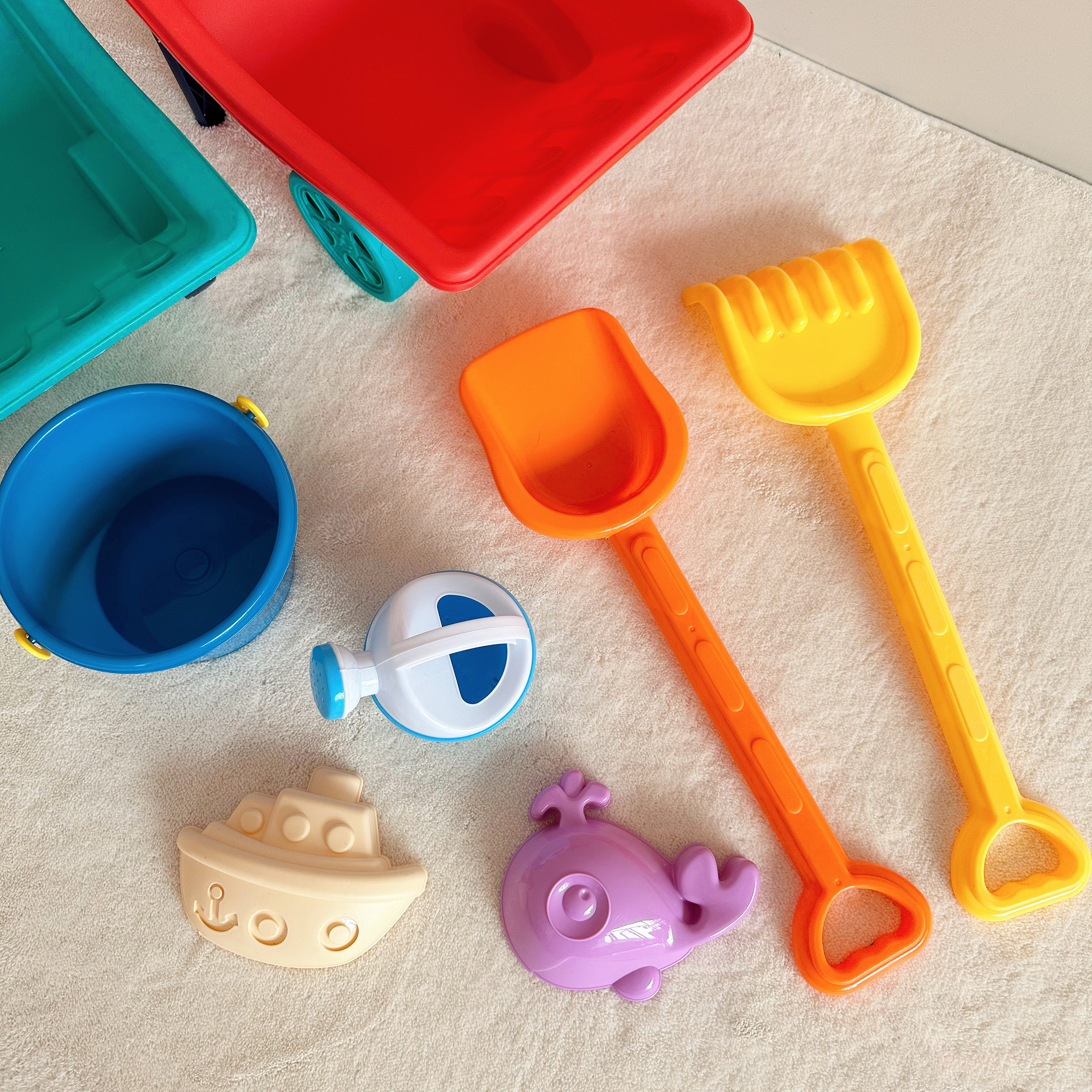 وقت ممتع على الشاطئ، مجموعة ألعاب رملية للأطفال – LivingFunWare （ تحت التشيد