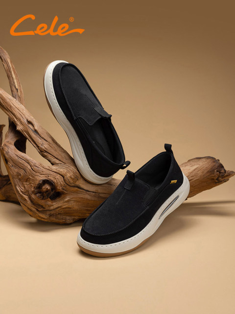 Cele 2025 spring new men's cloth shoes soft sole breathable and ...