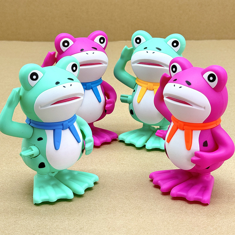 Must buy in 25 years! wind-up spring-loaded jumping frog toy, a magical ...