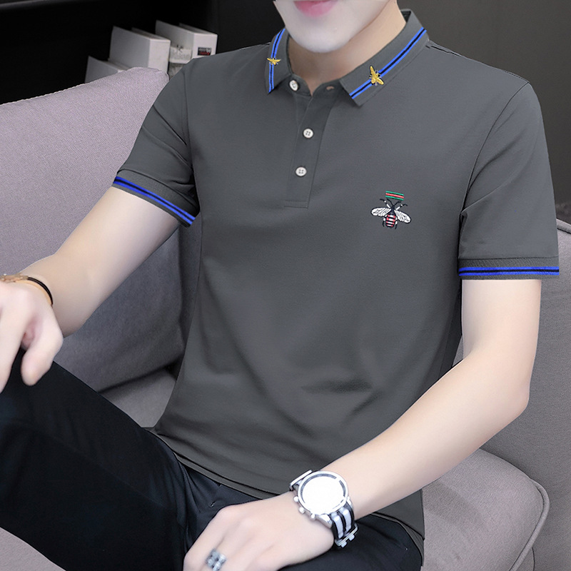 奥特莱斯专柜捡漏~夏季男士商务休闲短袖T恤Polo打底衫新款上衣-Taobao