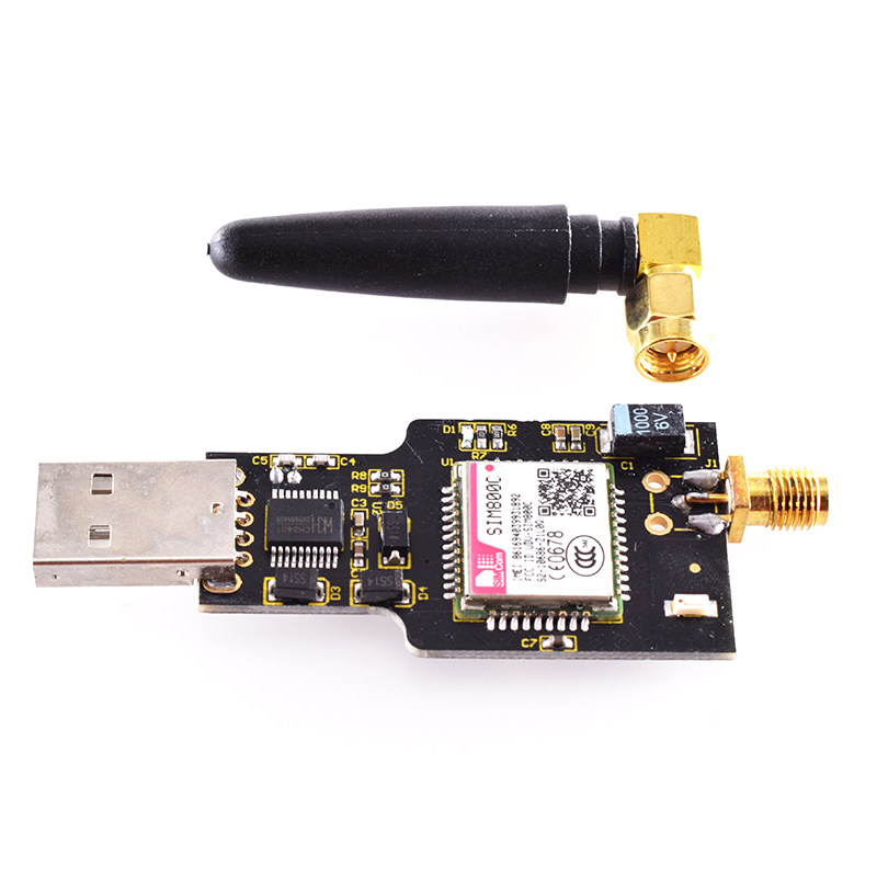 USB to GSM Module Quad-Band GSM/GPRS SIM800C with Bluetooth SMS Sending ...