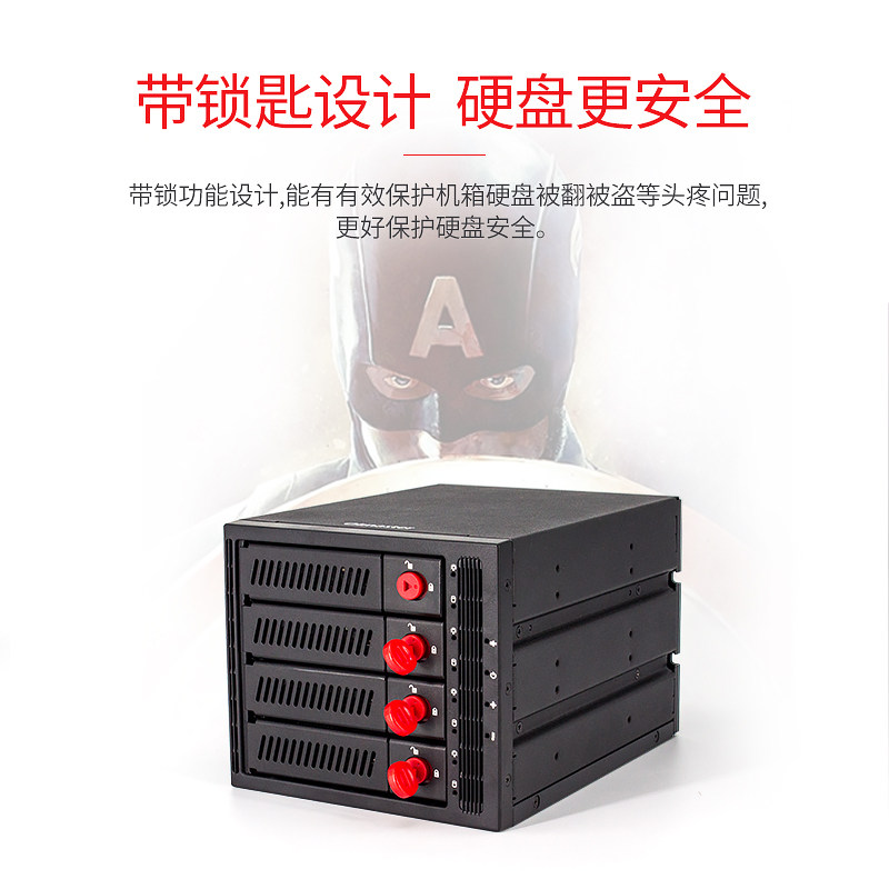 Desktop computer CD-ROM 4-bit hard disk box 3 5-inch serial port built ...