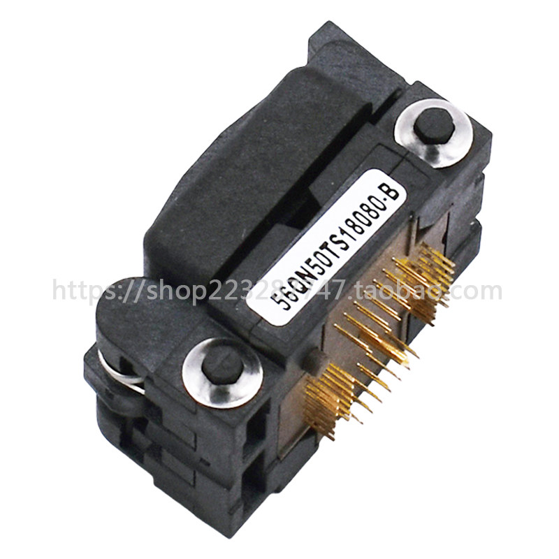 PLASTRONICS 56QN50S18080测试座，QFN56间距0.5MM转换座的秘密武器？-测试座-淘宝好物网