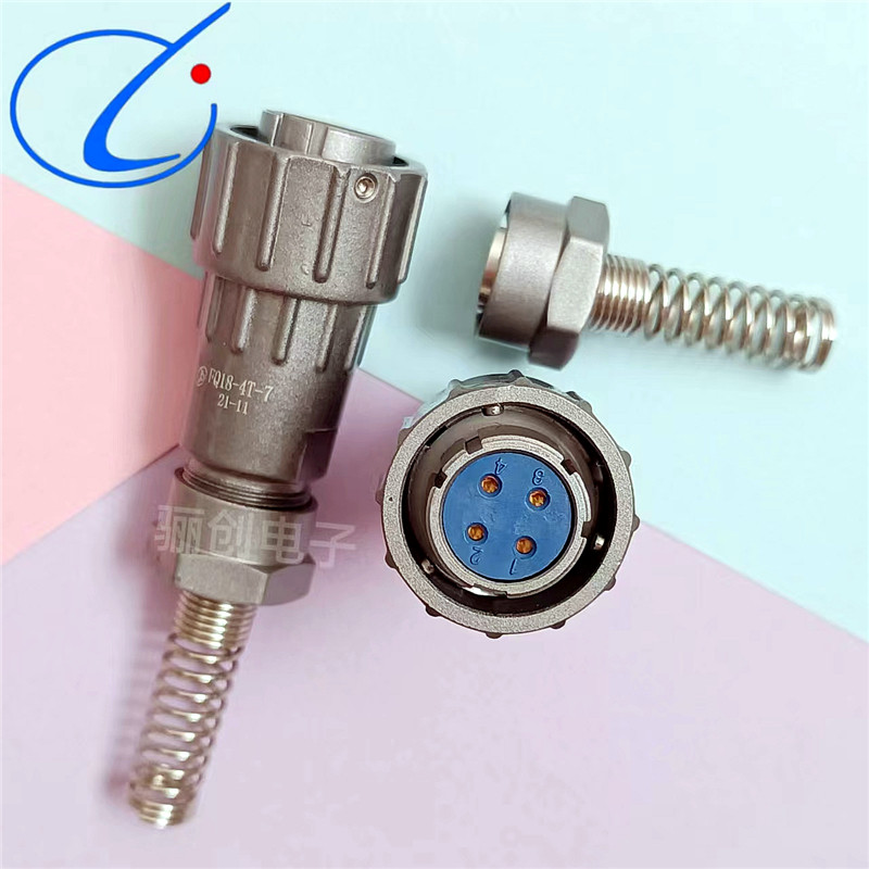 FQ18-4TK-8 FQ18-4TJ-8 FQ18-4ZJ FQ18-4ZK圆形4芯接插件插头插座