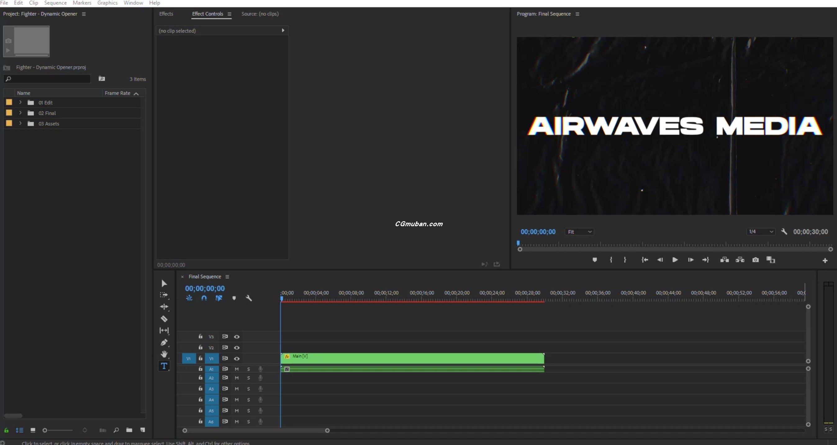 PR模板怎么套用？Pr模板怎么替换素材？更改prproj模板，如何在已有的工程中添加模板呢？ - CG模板网