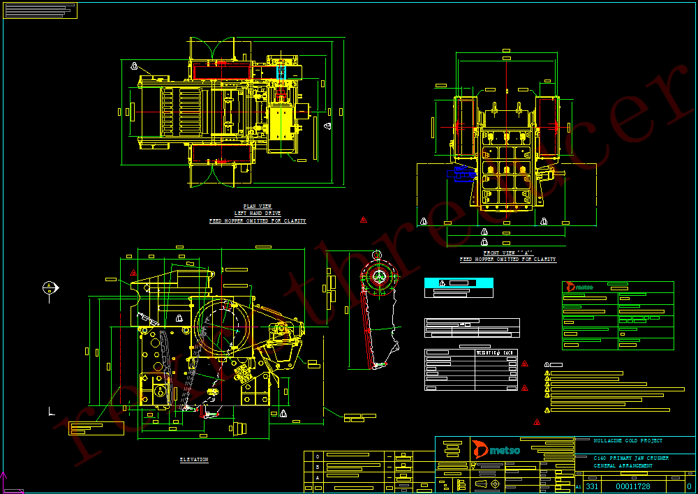 Metso美卓C110/C120/C125/C145/C160/C200颚式破碎机原版图纸：工程界的“隐藏王者”！-破碎机-淘宝好物网
