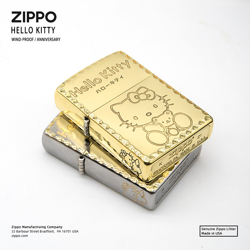 原装正品Zippo动漫打火机Hello Kitty正版凯蒂猫打火机！刻字送礼超有仪式感，谁看了不说一句“想要”！-ZIPPO-淘宝好物网