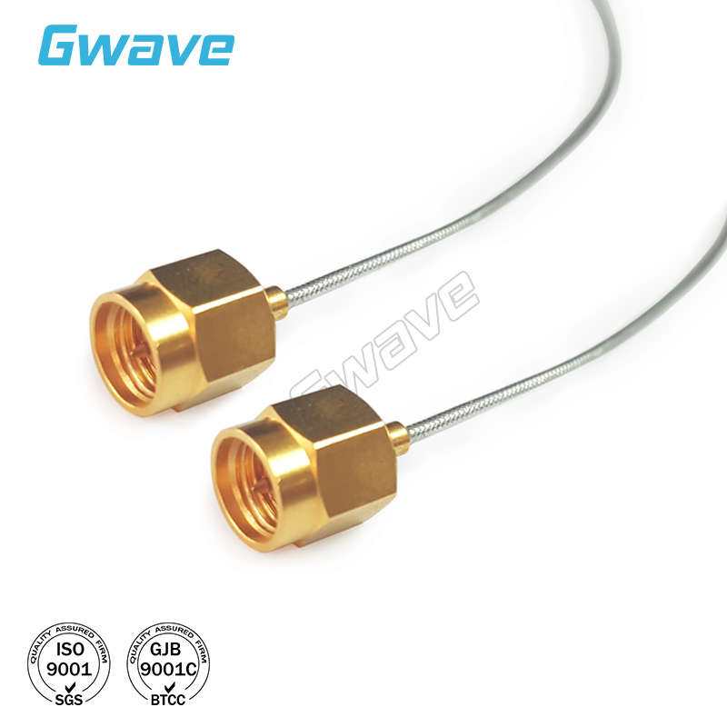 SMA male-SMA male semi-flexible cable assembly mating cable GUT-047 ...