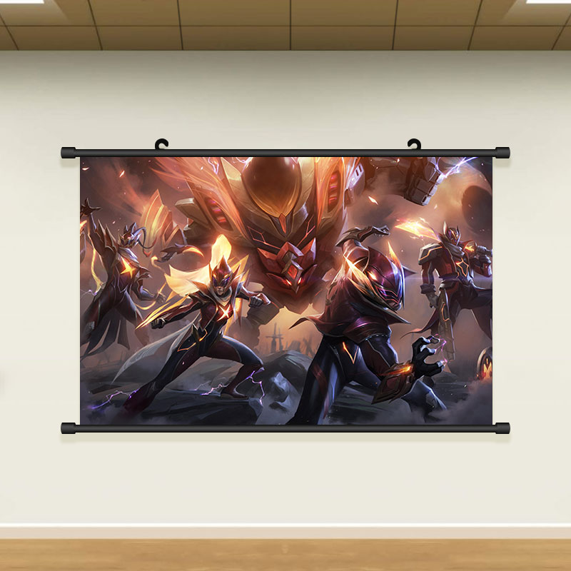 英雄联盟S14世界赛冠军挂画IG EDG海报！电竞氛围拉满！_英雄联盟_淘宝游戏网