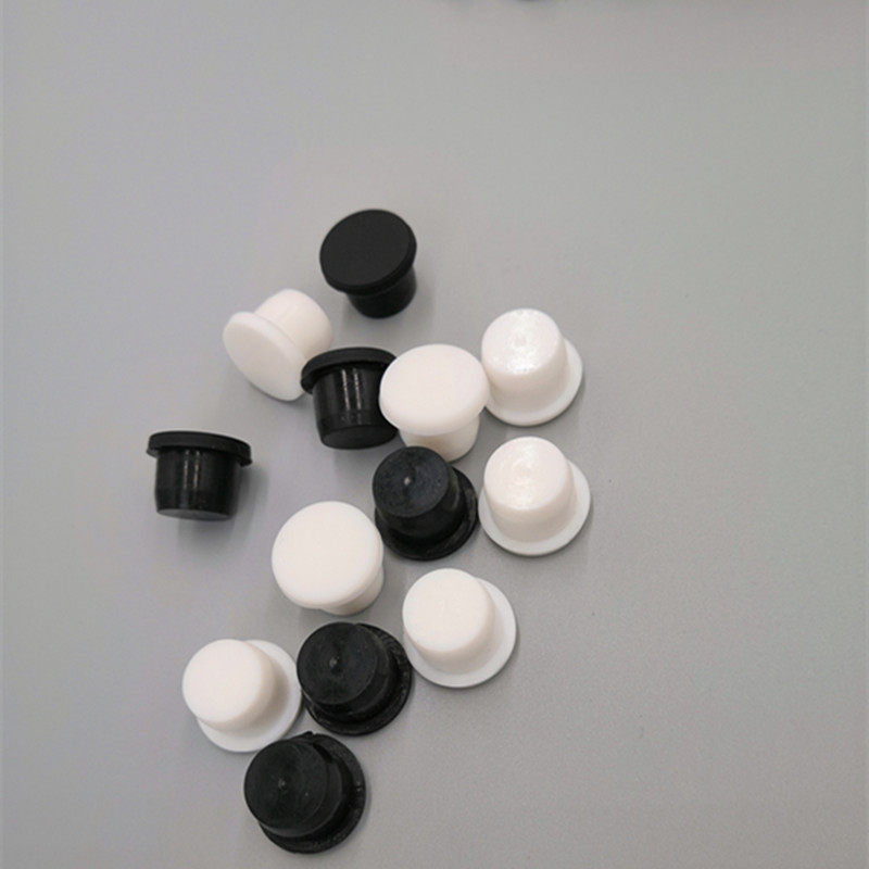 白色矽膠小塞子膠塞阻流塞防塵孔塞圓孔塞耐高溫T形 實心塞頭塑膠墊堵