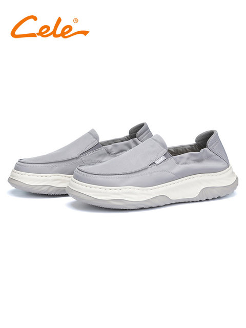 Cele Cele's one-footed cloth shoes men's soft sole casual men's shoes ...