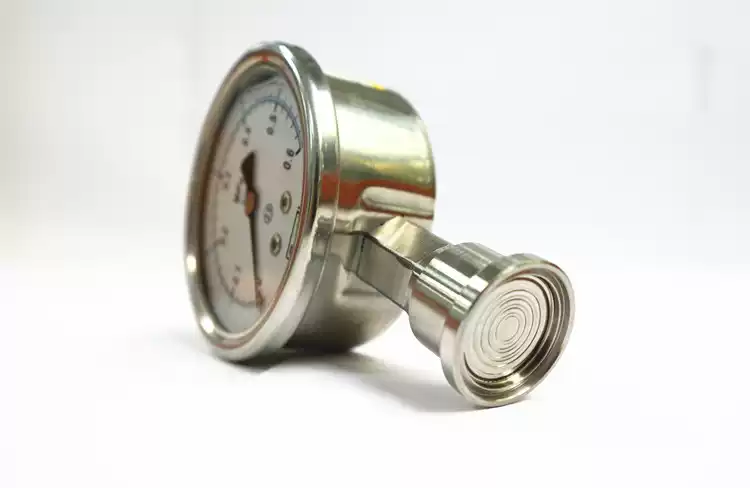 蛋白纯化层析超滤压力表 TC25卡盘快接口 0-6bar TC50 精准校验