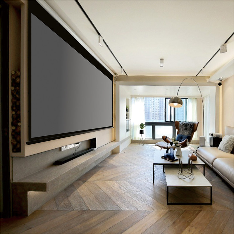 [USD 263.21] Electric Screen Dang Shell Projector Pull Cable Screen 100 ...