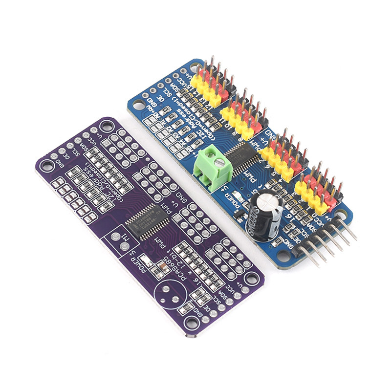 16-Channel PWM Servo Servo Driver Board Module Robot Controller IIC Interface Driver