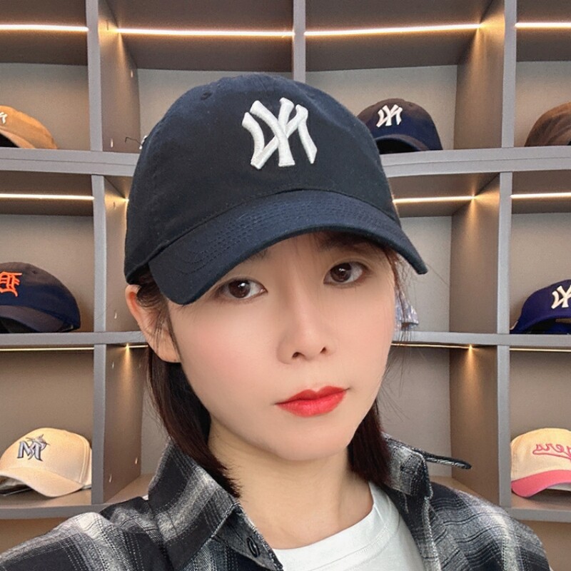 🔥 MLB炭灰色帽子CP66春夏季NY棒球帽 | 男士女士同款，潮流必备！🌟-棒球帽-淘宝好物网
