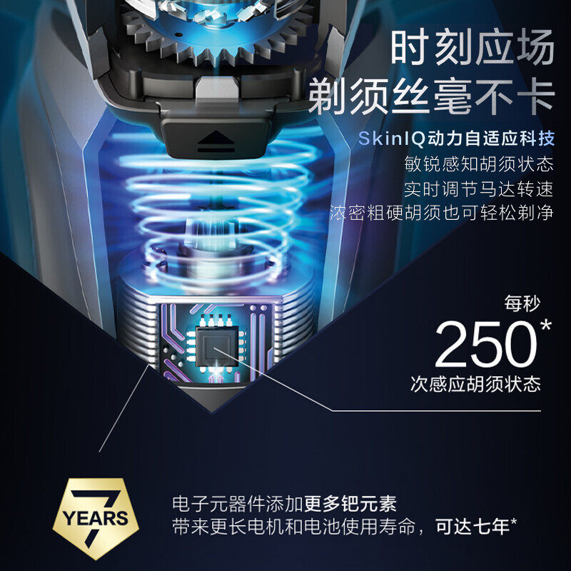 Philips electric shaver S5831 S5832 Men's black honeycomb Hu shall ...