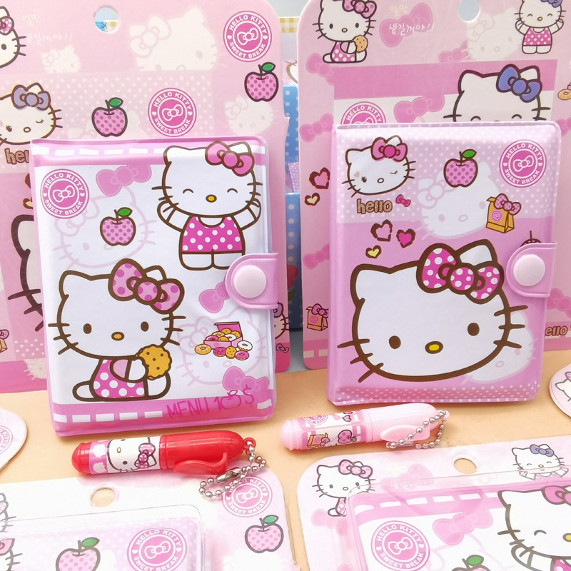 [USD 5.96] HelloKitty's handbook set notebook book suite suits the day ...